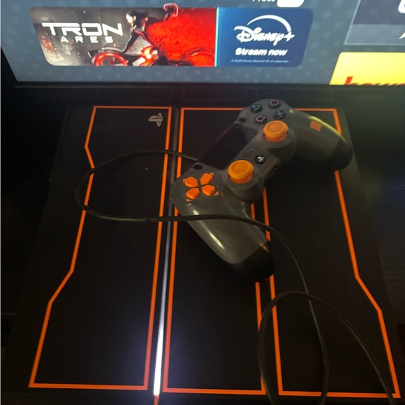 Sony | Video Games & Consoles | Sony Black And Orange Gaming Console ...